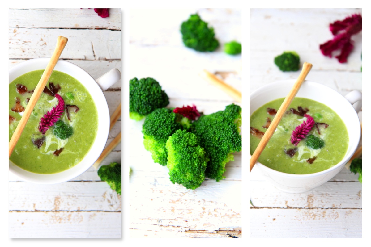 Leichte und würzige Brokkolisuppe - chiliandsweet